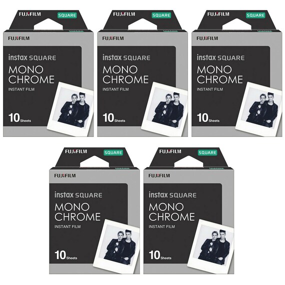 FujiFilm Instax SQUARE Film Picture Format Fuji Instant Photo Print 50 ...