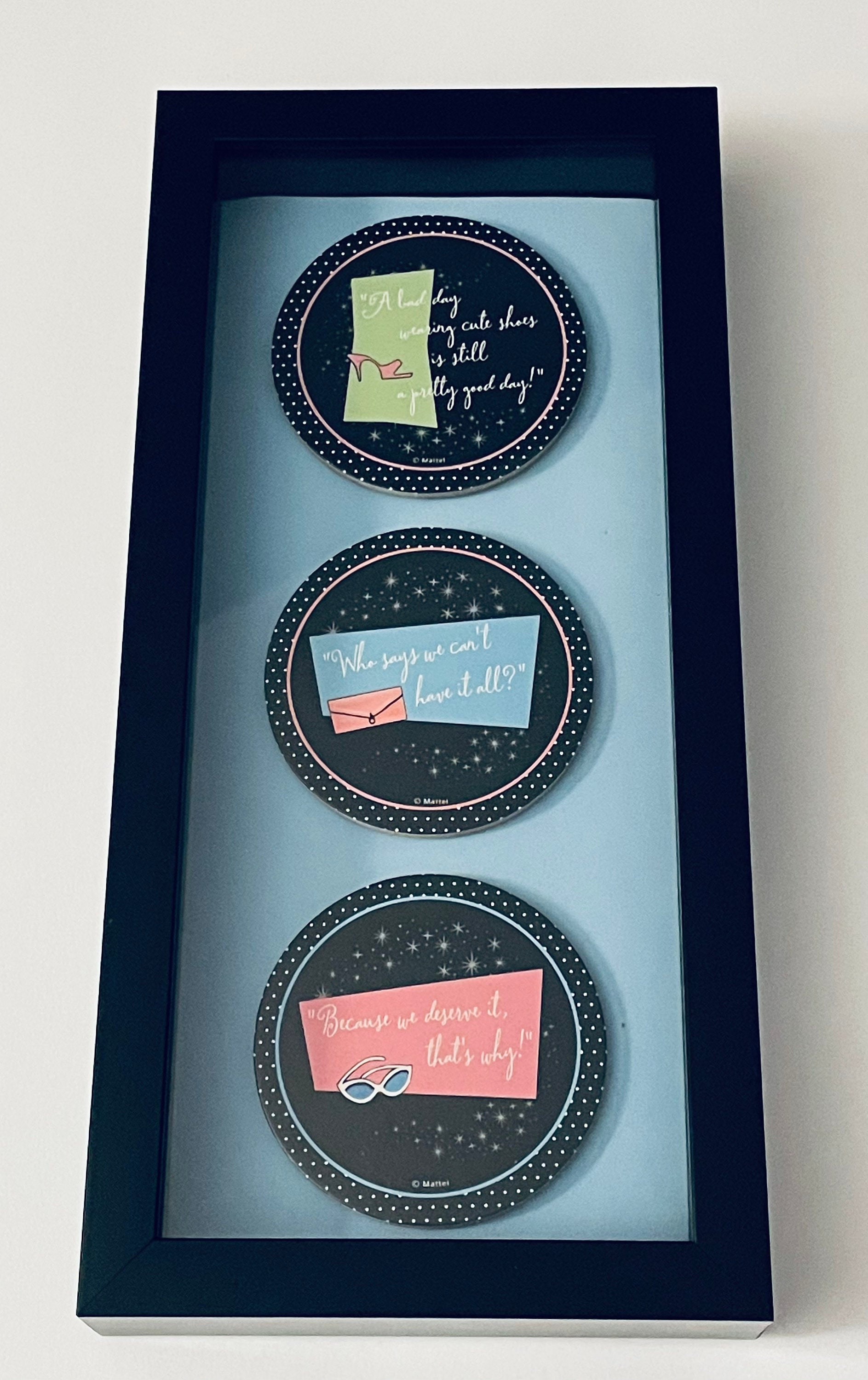 Hallmark Barbie 45th Anniversary Coasters Shadow Box Set - Etsy