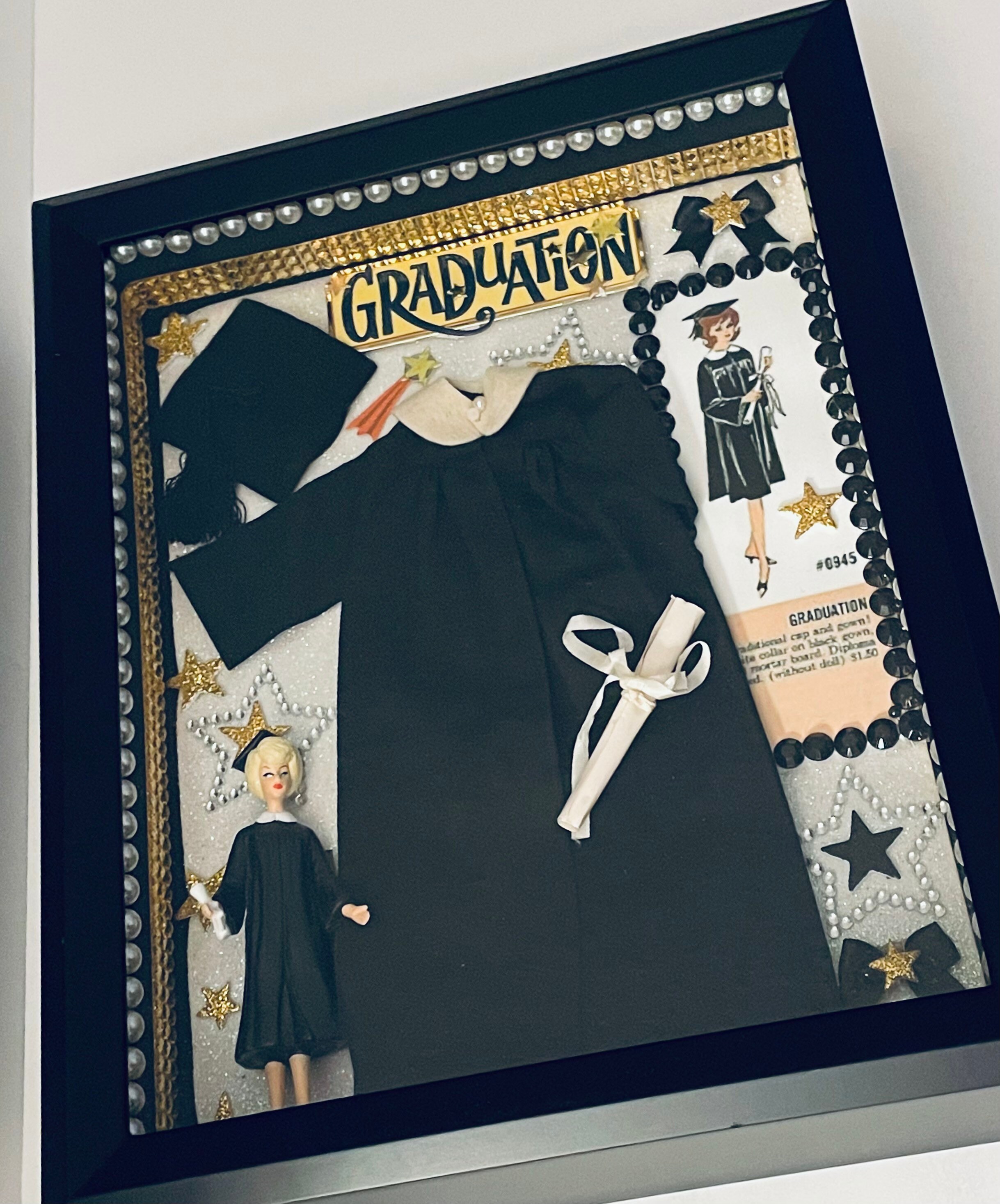 Barbie 1963 Graduate Collectibles Shadow Box Art - Etsy