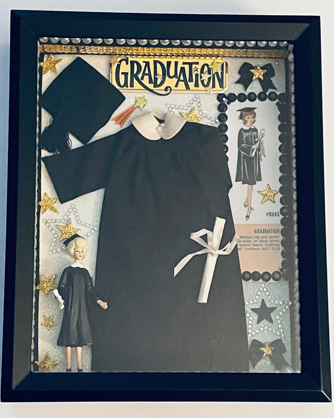 Barbie 1963 Graduate Collectibles Shadow Box Art - Etsy