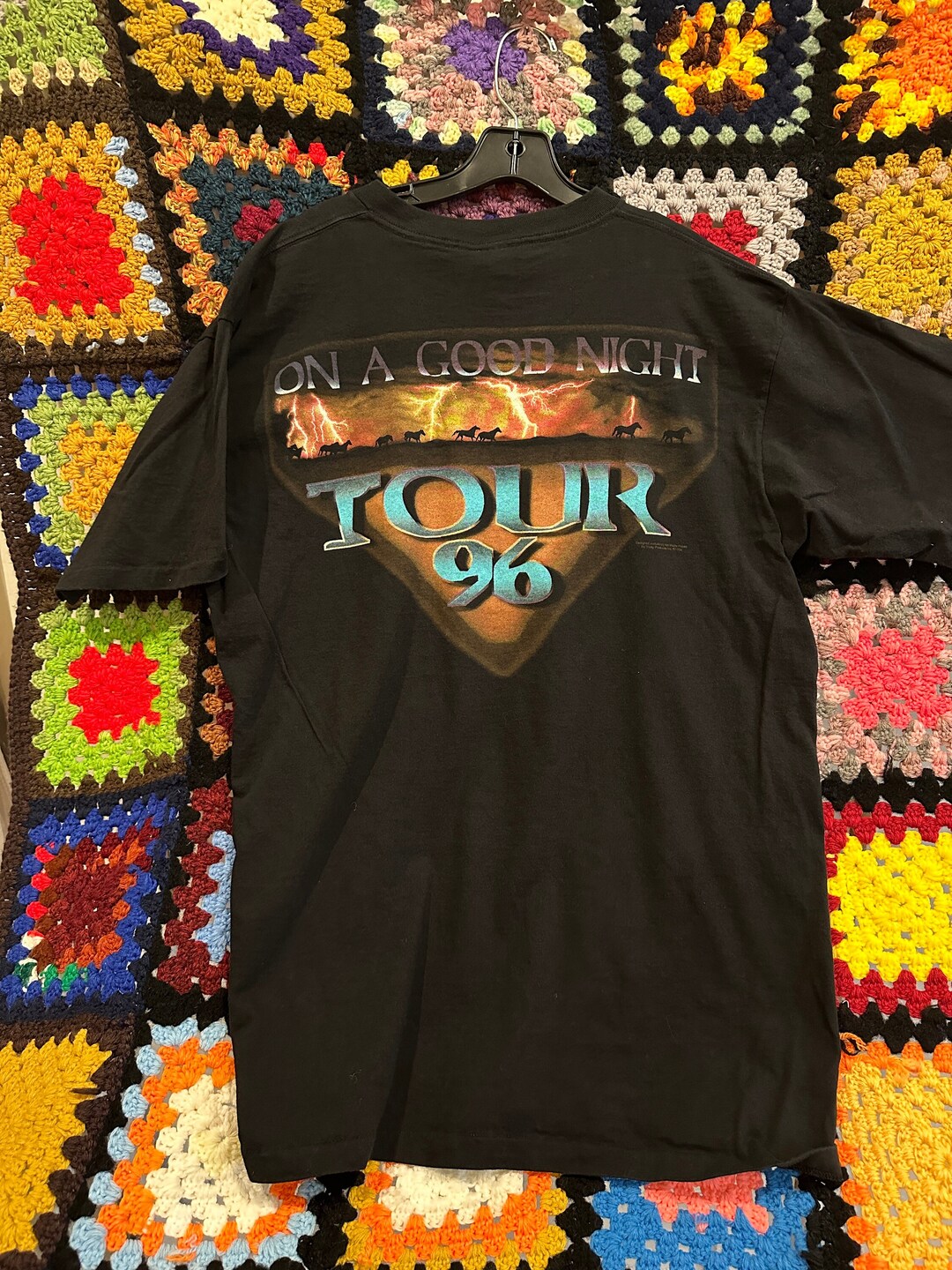 VTG 1996 Wade Hayes-tour Shirt-on A Good Night - Etsy