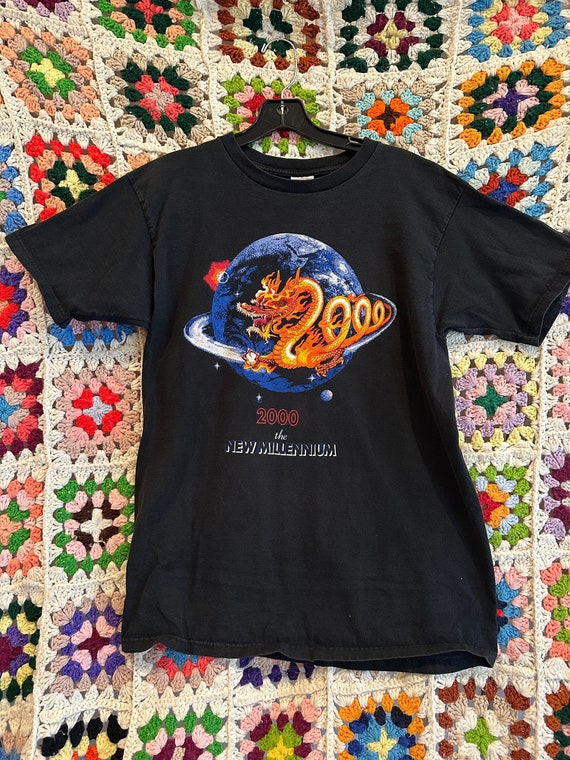 vintage shirt dragon y2k - Gem