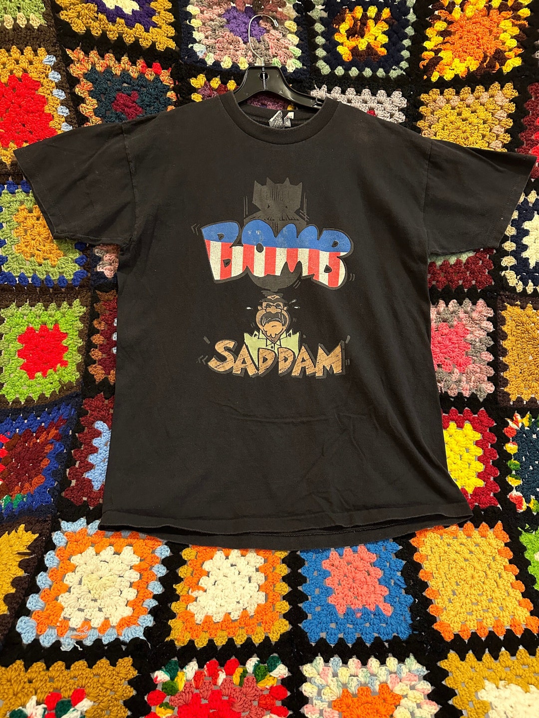 Vintage Saddam Hussein Shirt 90s RARE - Etsy