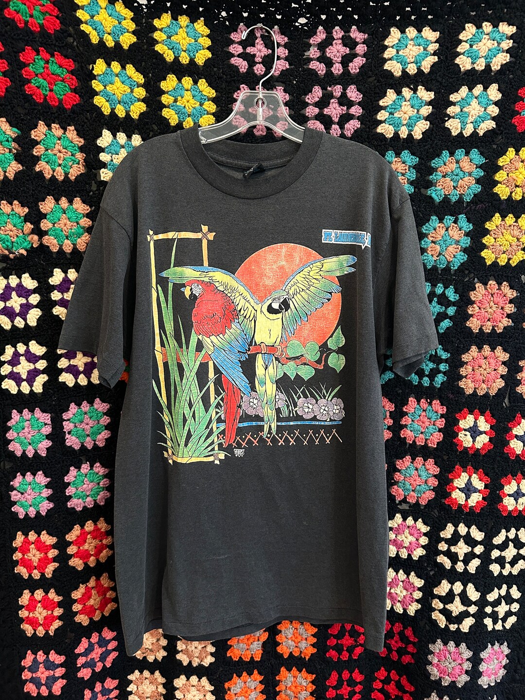Vintage 1990s Fort Lauderdale Parrot Shirt-made in USA- -XL- - Etsy