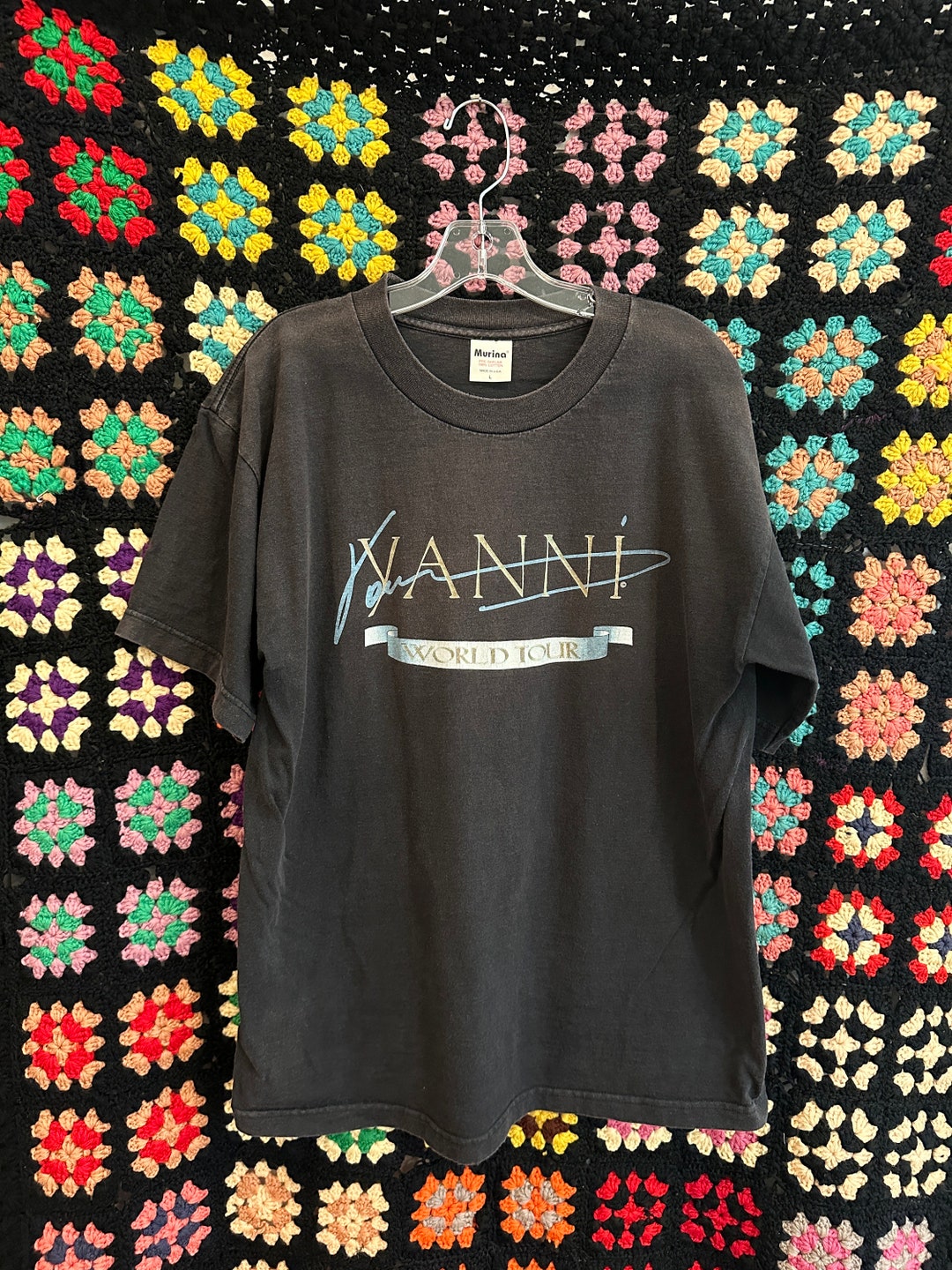 Vintage Yanni World Tour Shirt- Made in USA-L- - Etsy