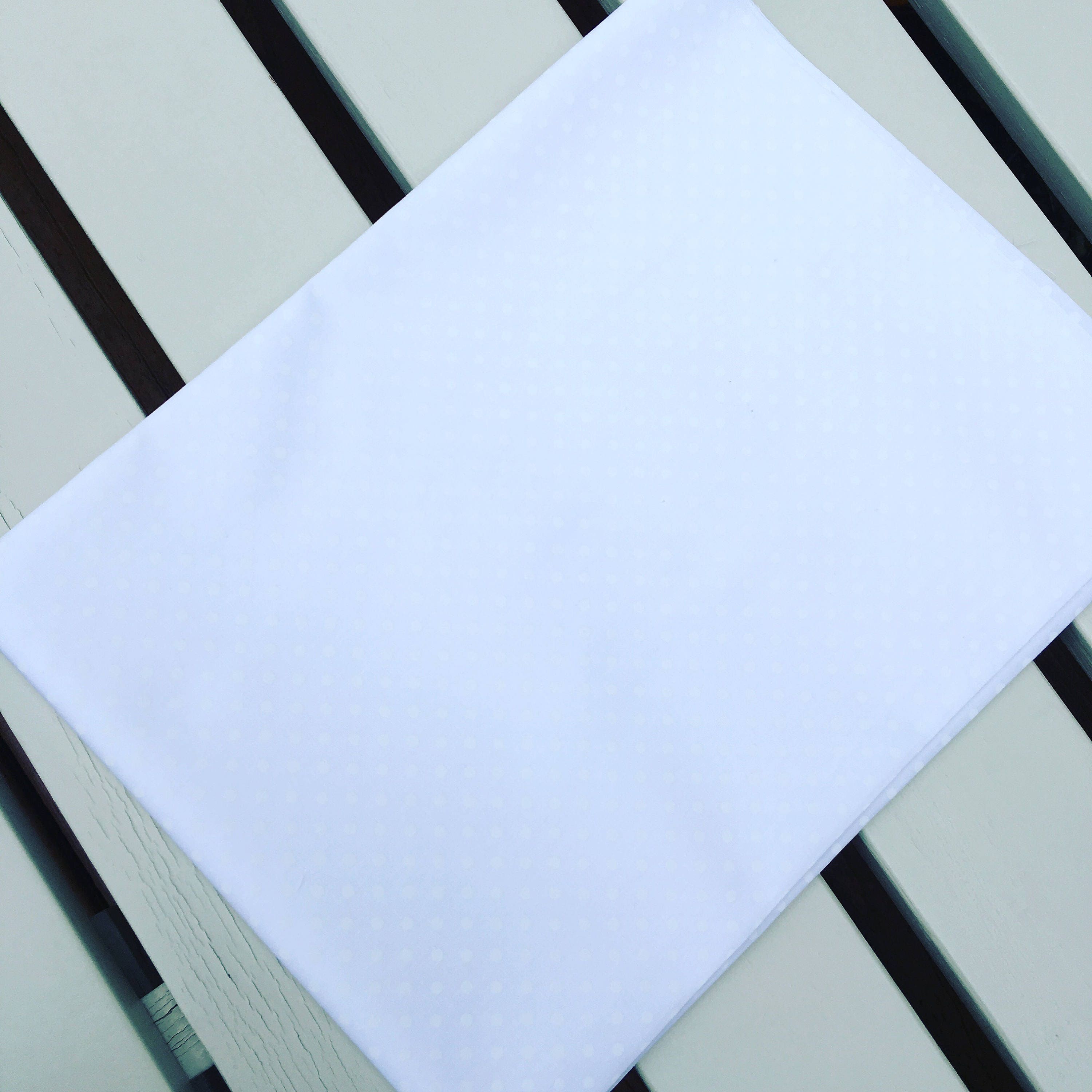 White on White 3mm Spot Spotty Polka Dot 100% Cotton Material - Etsy UK