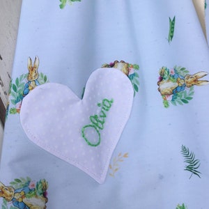 Exclusive Peter Rabbit Baby Toddler Little Girl Dress 100% Cotton Duck ...
