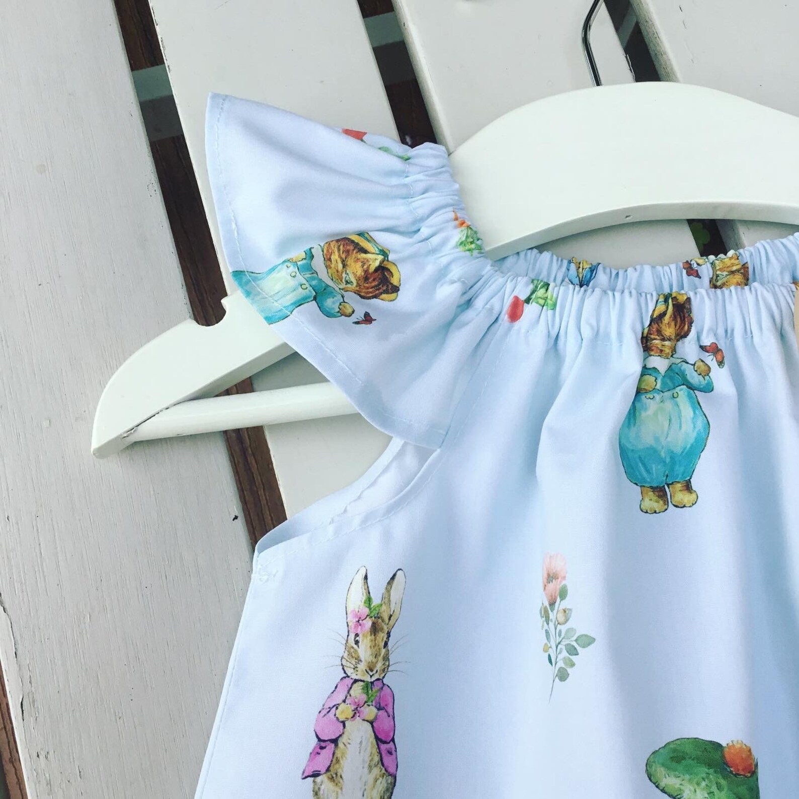 Exclusive Peter Rabbit Baby Toddler Little Girl Dress 100% | Etsy