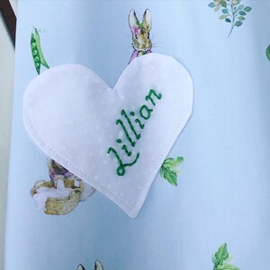 Exclusive Peter Rabbit Baby Toddler Little Girl Dress 100% Cotton Duck ...