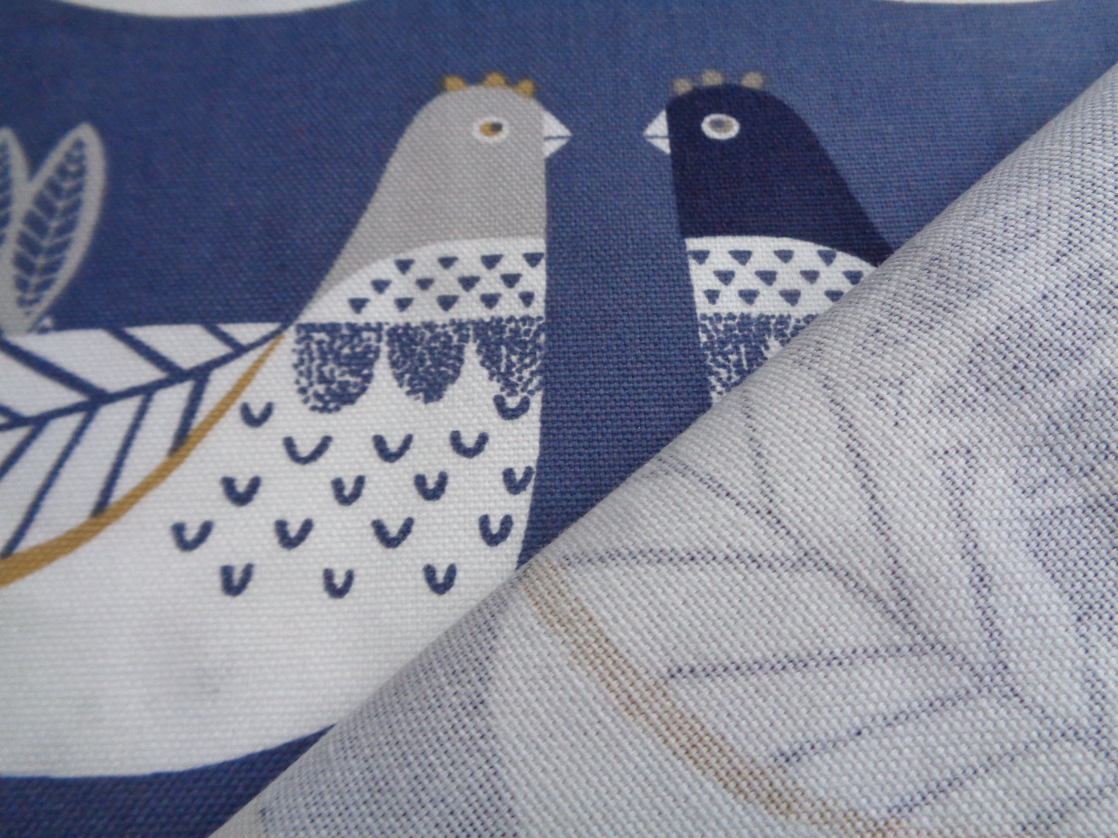 Bird Print Tablecloth, Heavyweight Cotton W 54" - Etsy