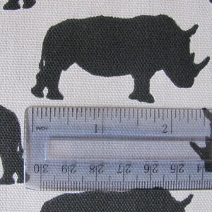 Cotton Tablecloth With Rhino Print; Animal Tablecloth 57" Square ...