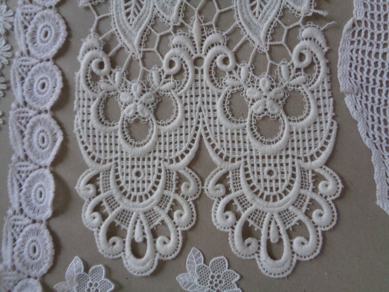 Vintage Lace Scraps Junk Journal Ephemera Kit Assorted Lace - Etsy