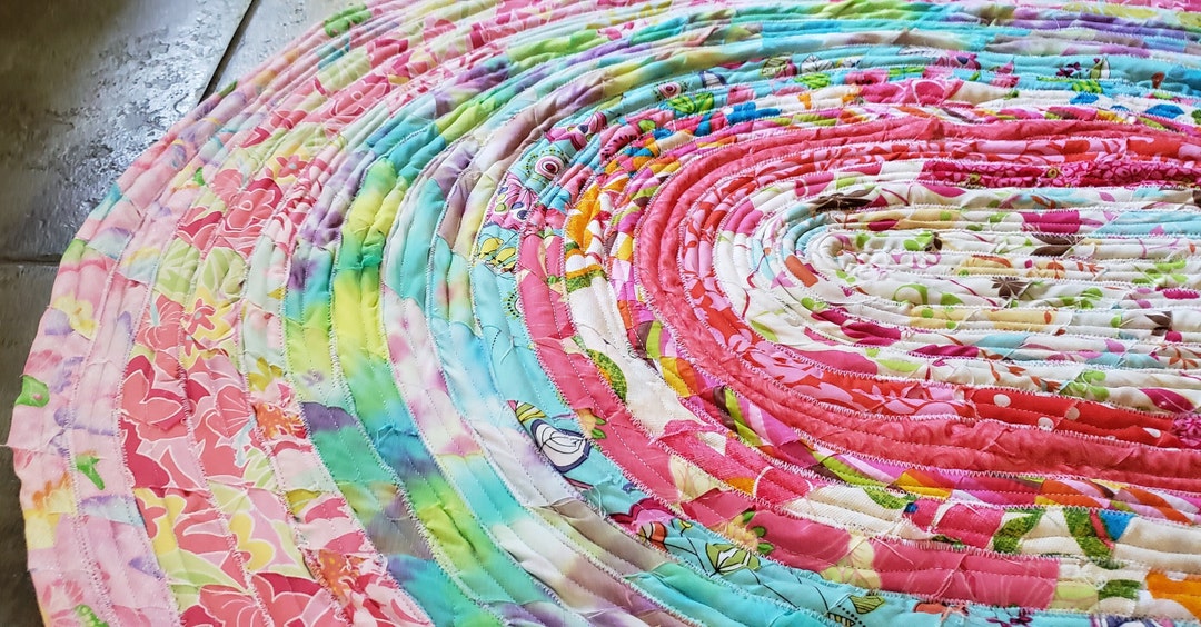 Multi-color Rustic Farmhouse Cottage Style Upcycled Fabric - Etsy