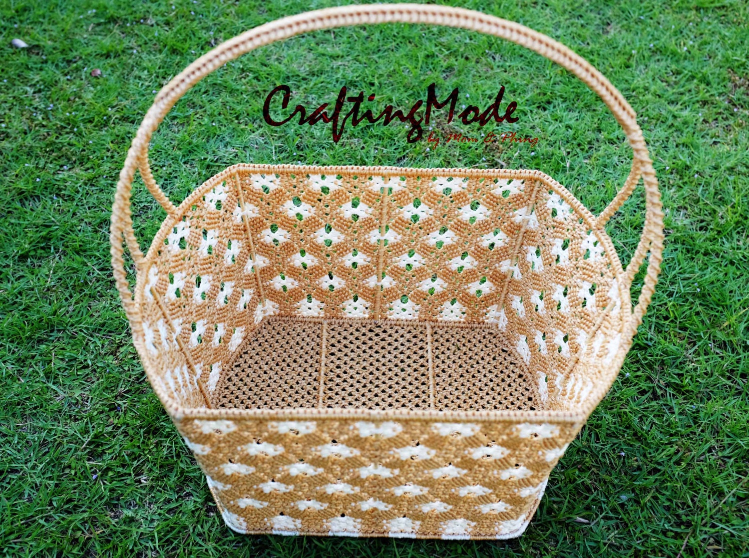 Big Sz. Macrame Basket Ropehandmade in Natural Colors - Etsy
