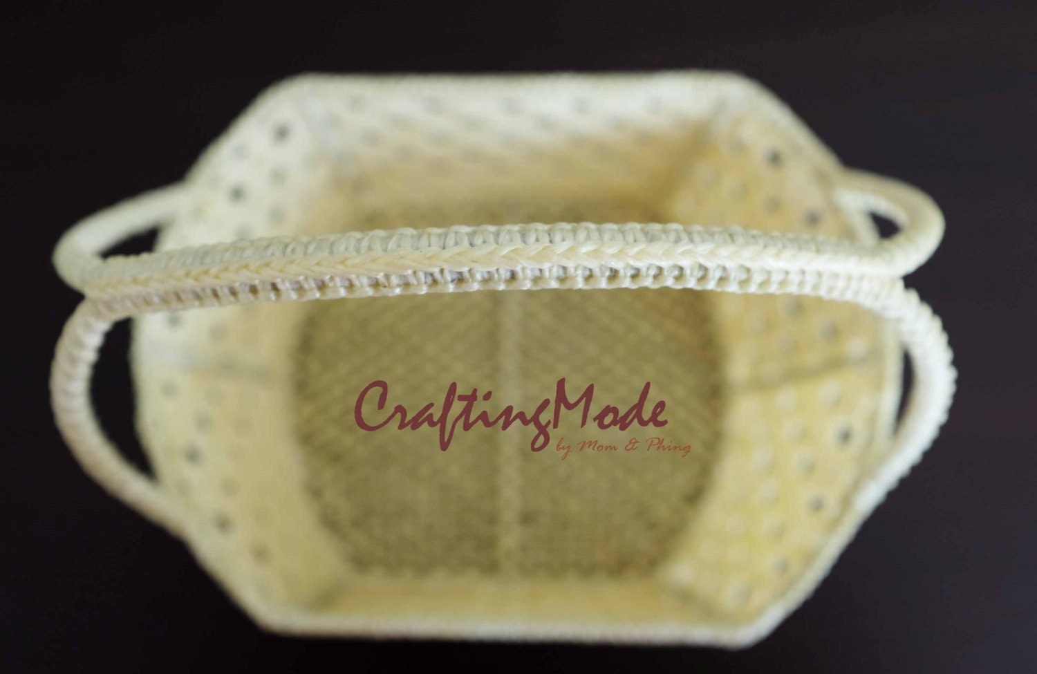 Small Sz. Macrame Basket Ropehandmade in Ivory Colors - Etsy