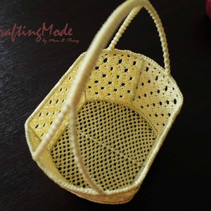 Small Sz. Macrame Basket Ropehandmade in Ivory Colors - Etsy