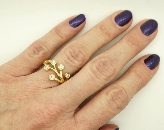 Antique 18K GEA Ring - Etsy