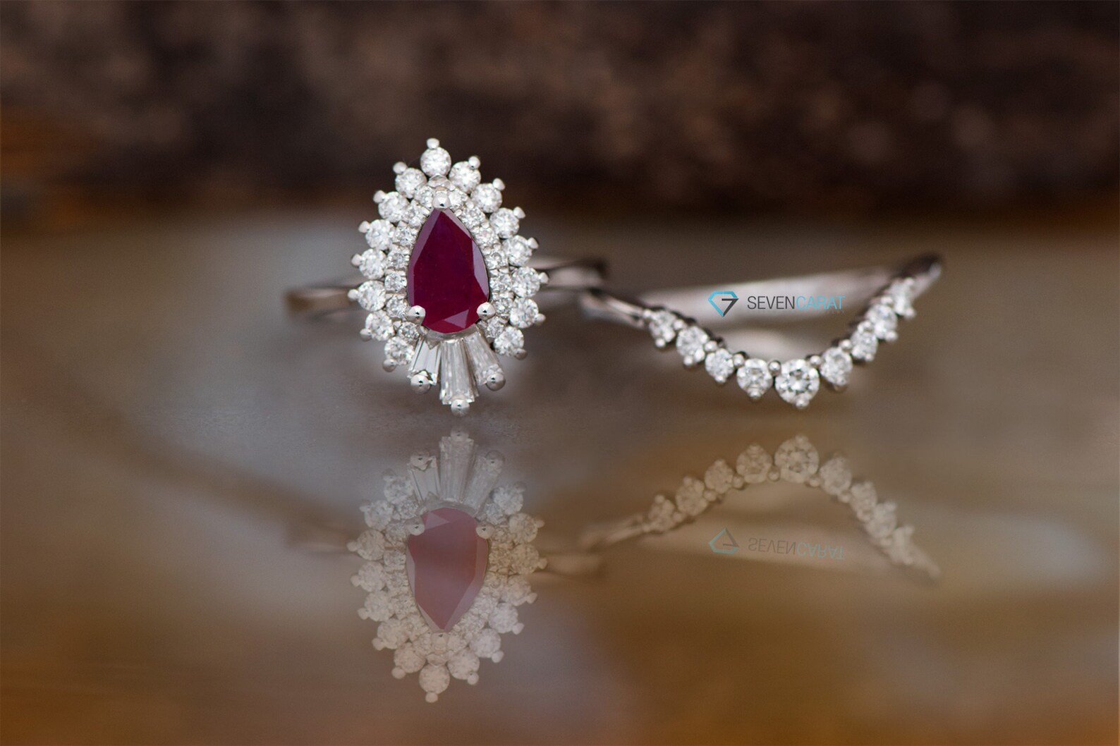 Vintage Bridal Sets Wedding Ring-cluster Wedding Ring - Etsy