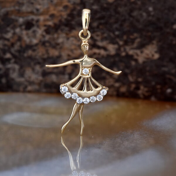 Ballerina Necklace - Etsy