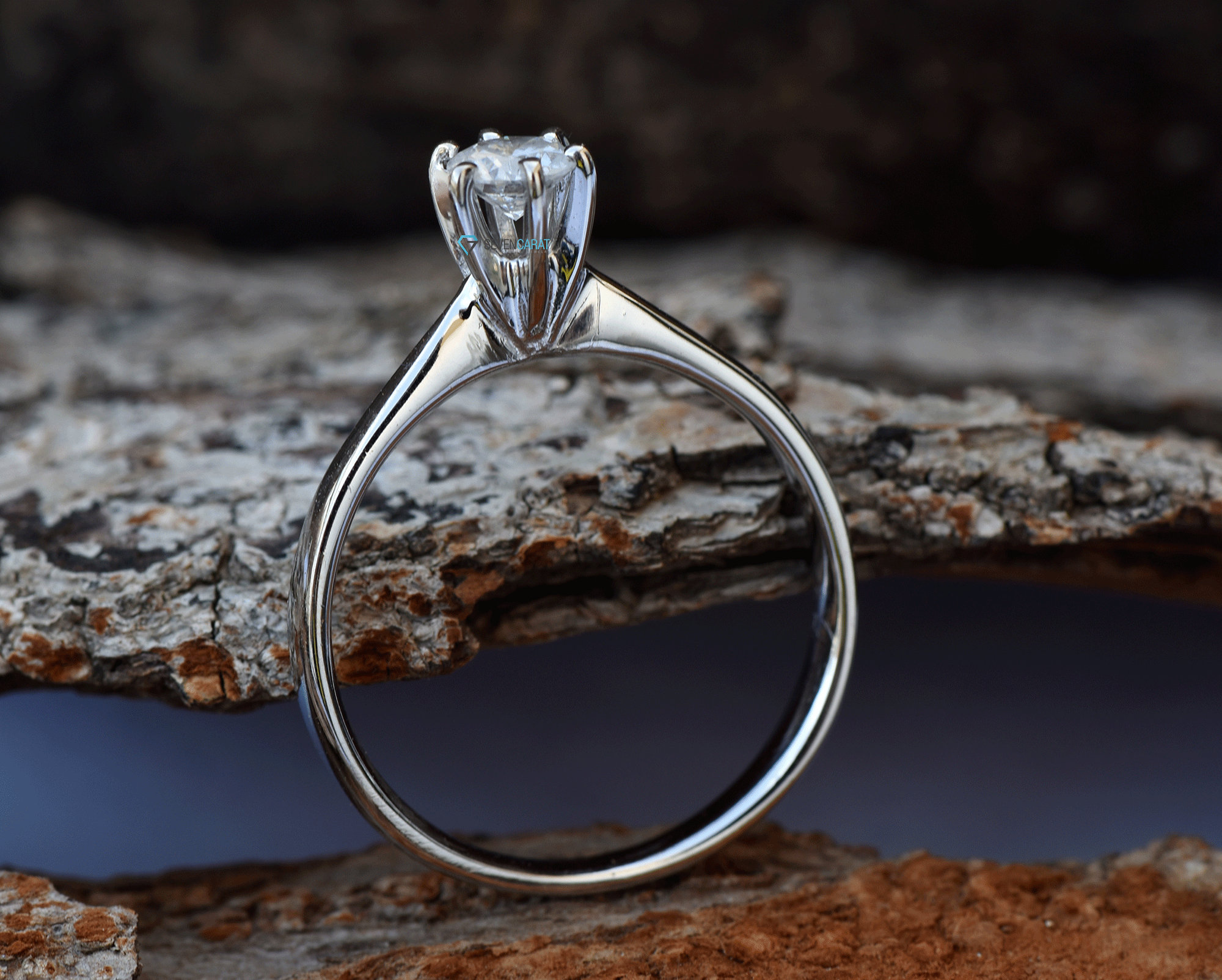 Solitaire 6 Prong-dainty Solitaire Ring-solitaire Diamond | Etsy
