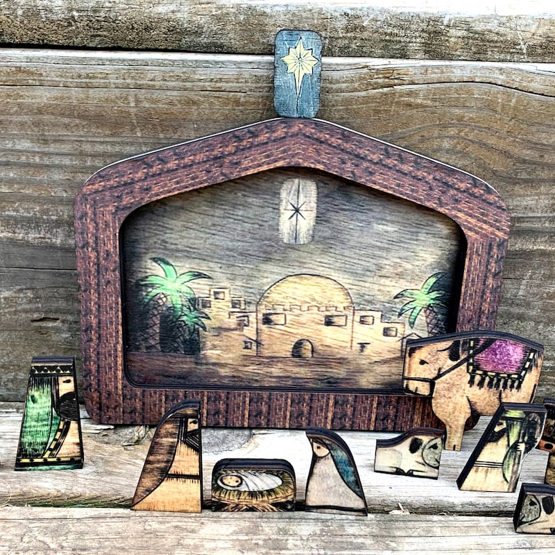 Nativity Puzzle - Etsy