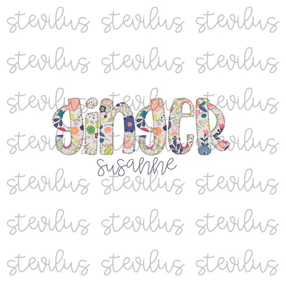 Personalized Sublimation Transfer Name Sublimation Transfer | Etsy