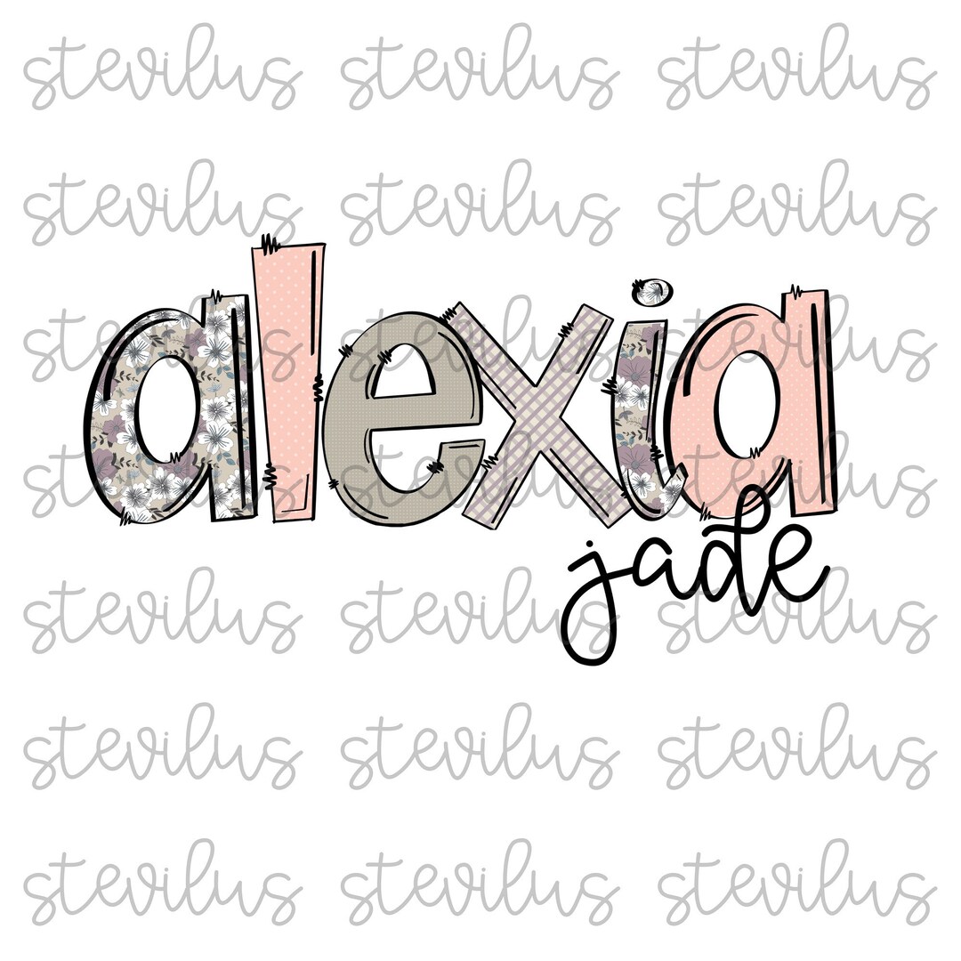 Personalized Sublimation Transfer Name Sublimation Transfer Ready to ...