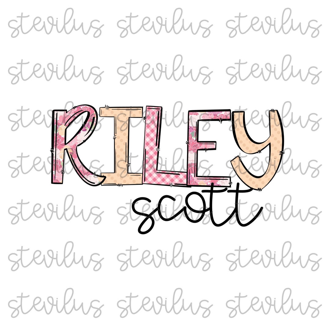 Personalized Sublimation Transfer - Name Sublimation Transfer - Ready ...