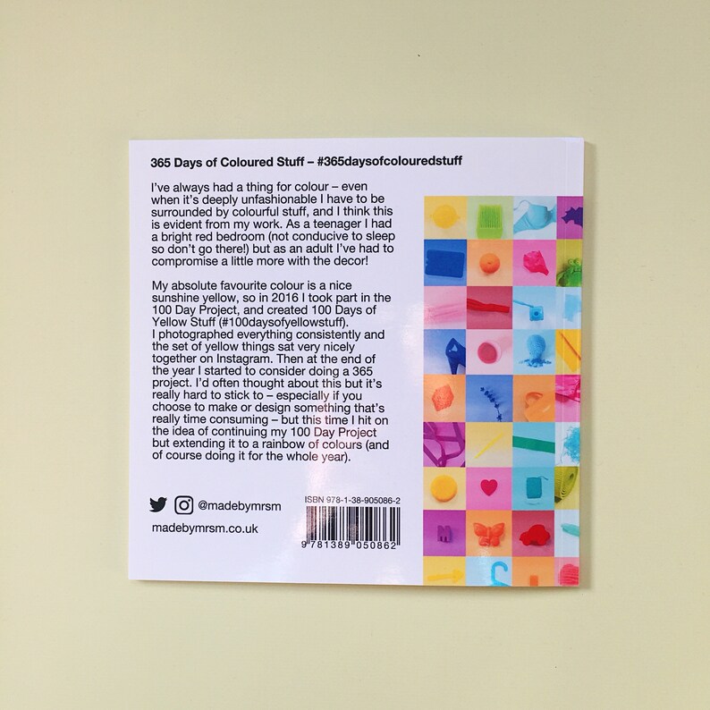 365 Days of Coloured Stuff Softback Book Photography Book - Etsy