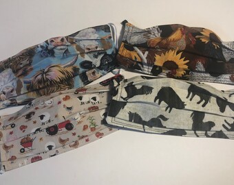 Farm Animal Mask | Etsy