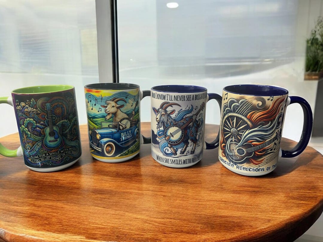 Billy Strings Coffee Mug Gift Set - Etsy