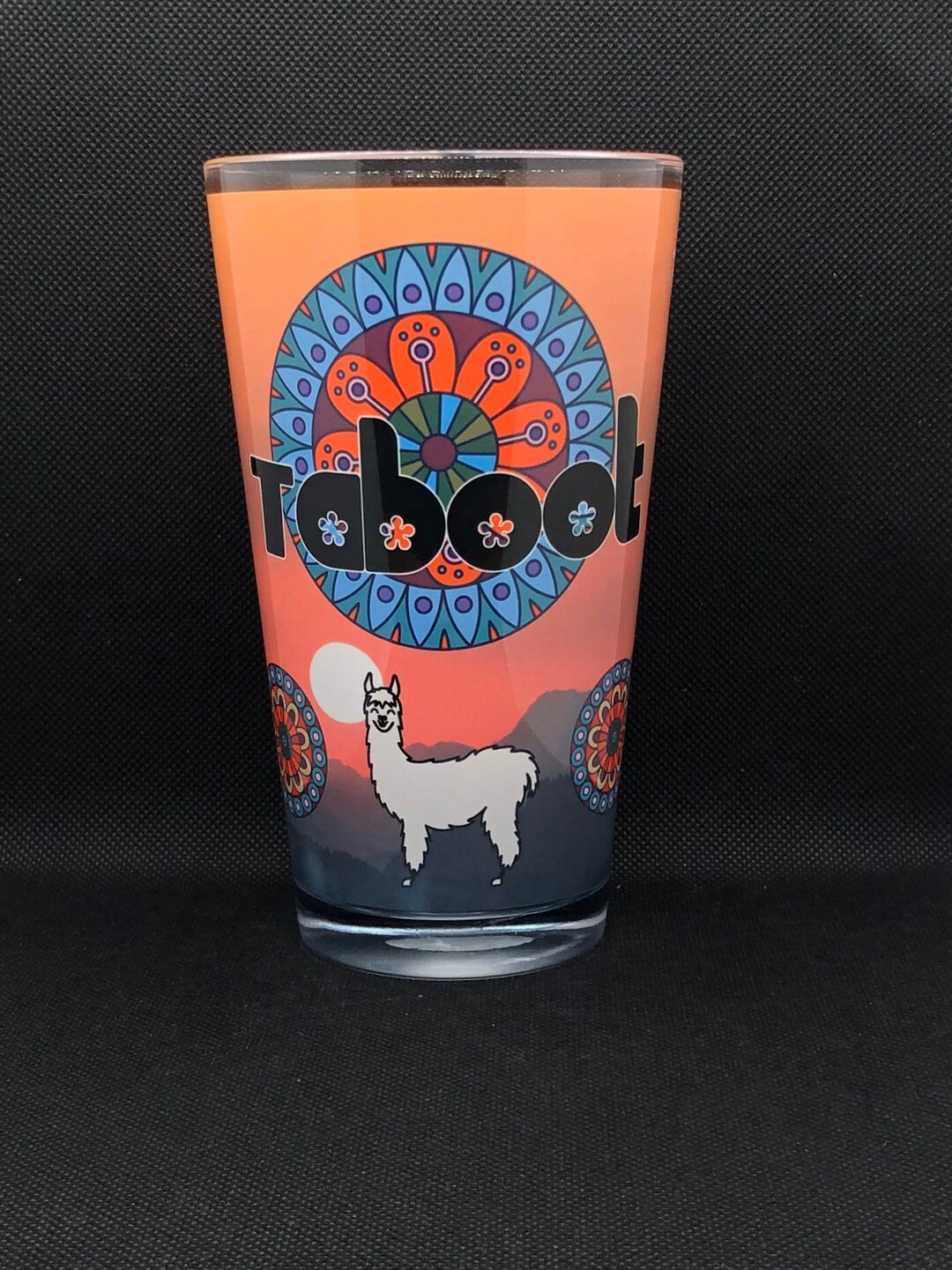 Phish Llama Taboot Pint Glass - Etsy