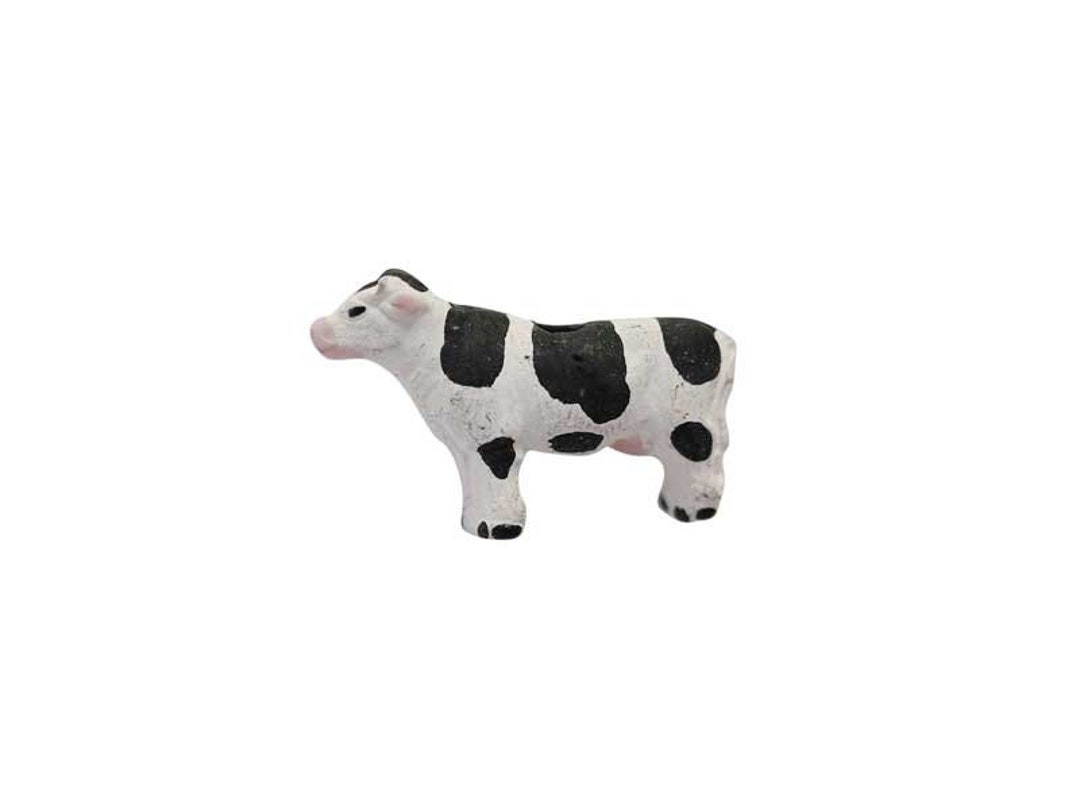 Cow Beads Ceramic Beads Hand Painted Ceramic Cow Jewelry - Etsy