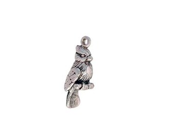 Sterling Silver Cardinal Bird Charm Backyard Birdwatching 3D Solid 925 ...