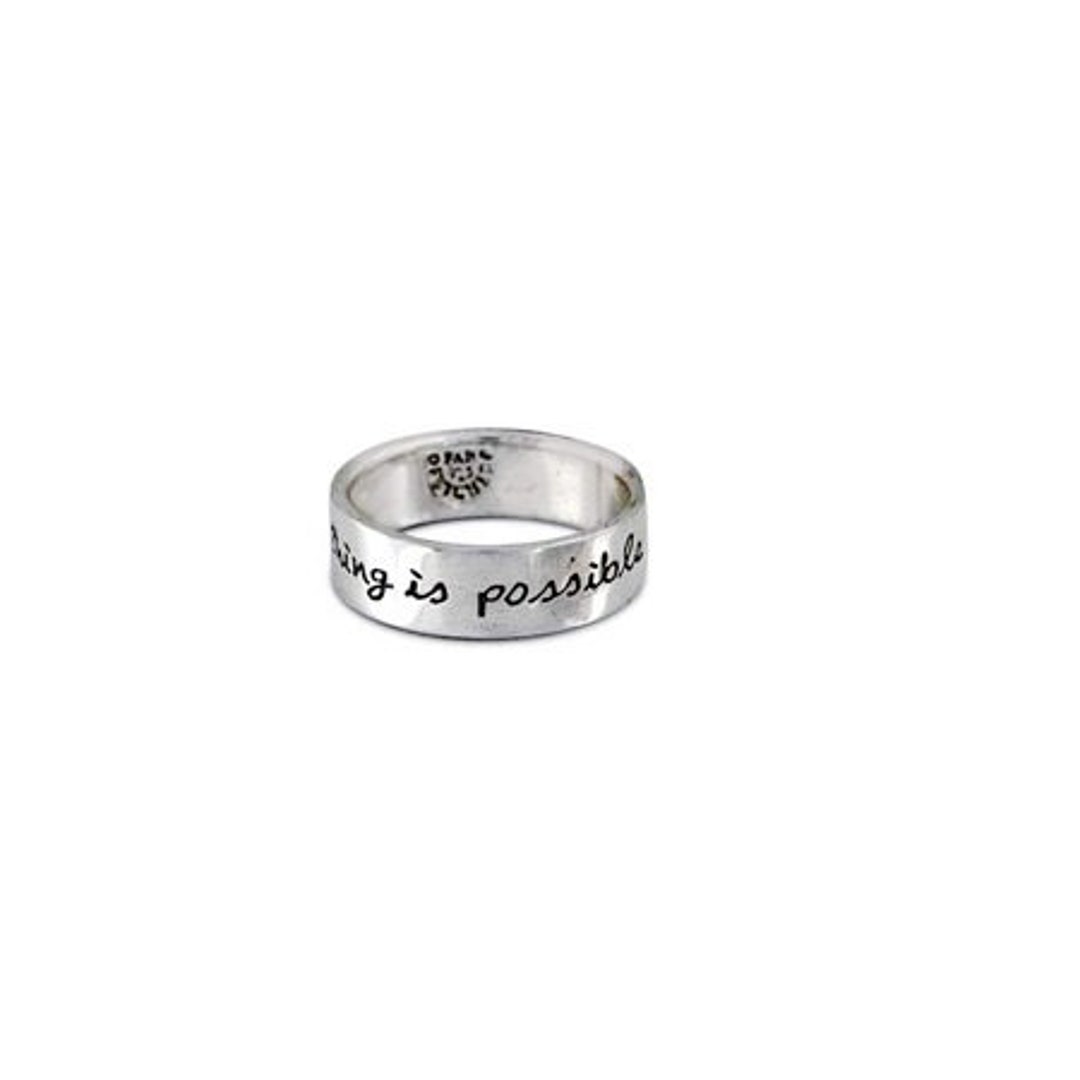 Everything is Possible Ring Sterling Silver, Far Fetched Jewelry ...
