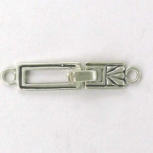 Bracelet Clasp Sterling Silver Buckle Clasp Silver Jewelry Clasp - Etsy