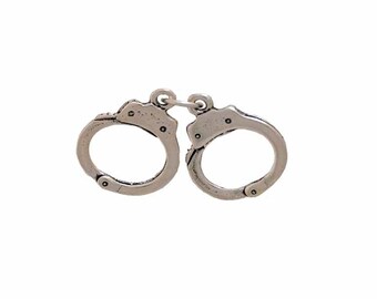 Silver Handcuffs | Etsy