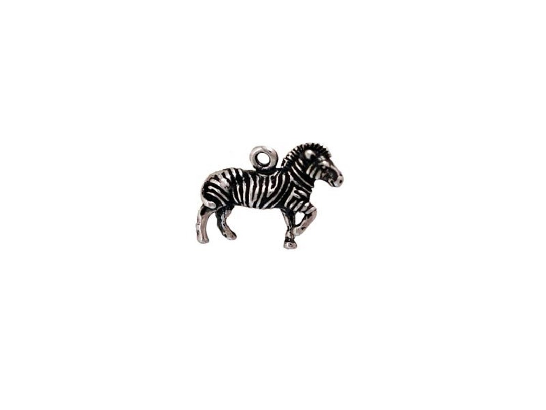 Zebra Charm Sterling Silver Jungle Animal Jewelry Zebra Jewelry Safari ...