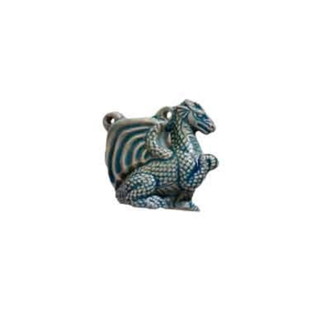 Unleash the Magic: Raku Ceramic Dragon Bottle - Etsy