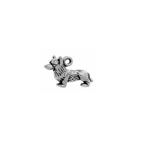 Corgi Charm, Sterling Silver, Corgi Jewelry, Dog Jewelry - Etsy