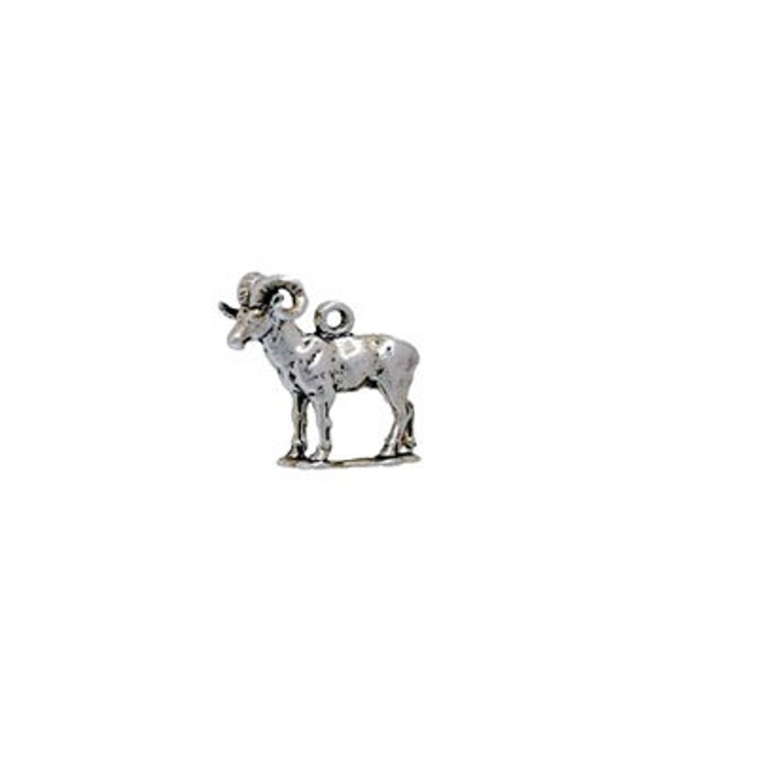 Ram Zodiac Aries Charm Sterling Silver - Etsy Singapore