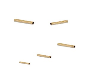 Twisted Tube Beads - Etsy