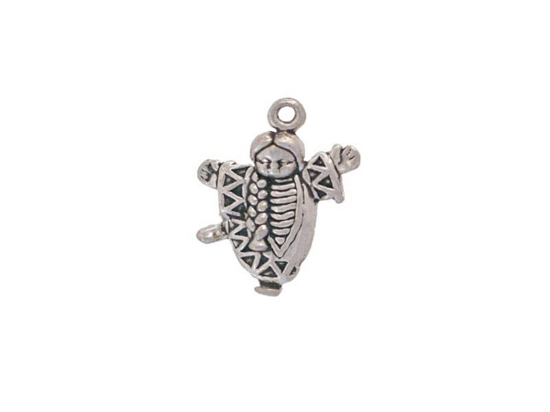 Native American Child Charm, Sterling Silver, Papoose Charm, Native ...