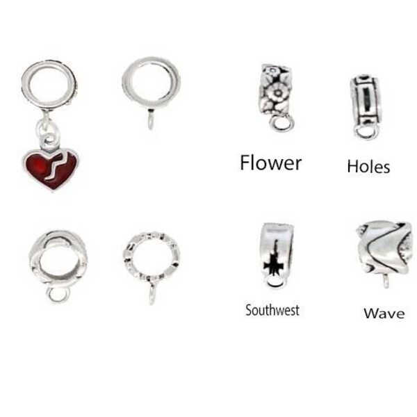 Sterling Silver European Charms - Etsy