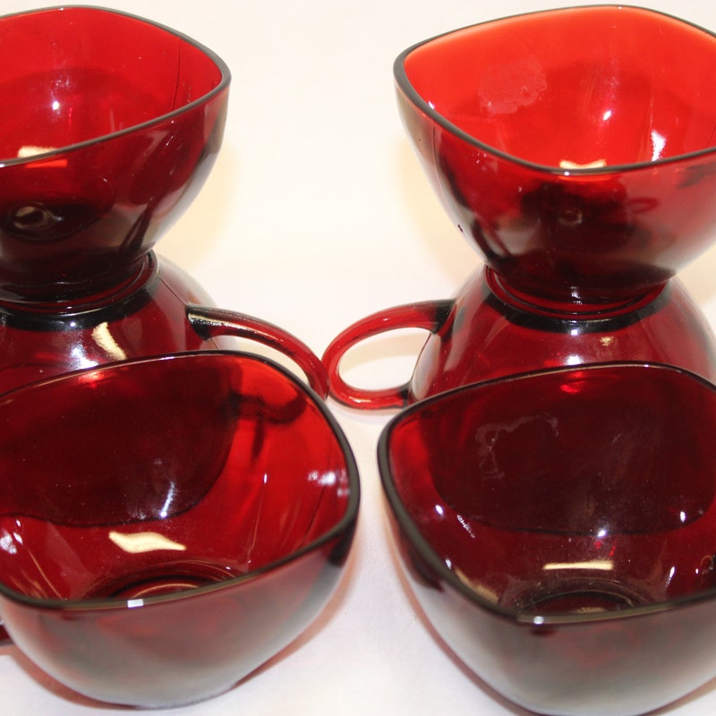 Anchor Hocking Ruby - Etsy