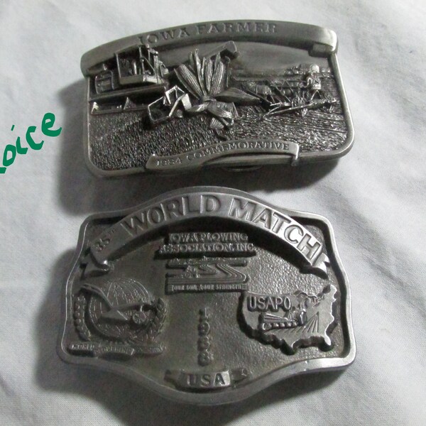 Farming Belt Buckles - Etsy