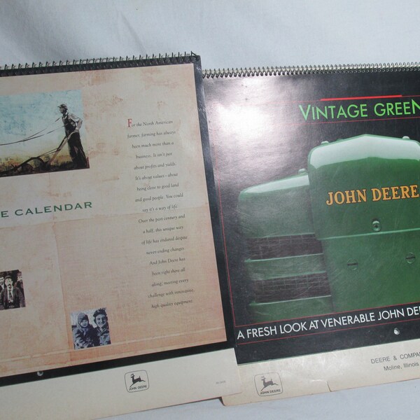John Deere Calendar - Etsy