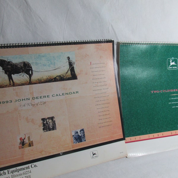 John Deere Calendar - Etsy