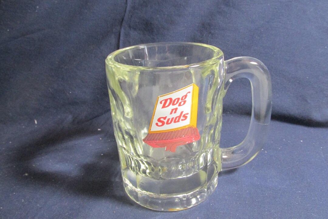 Dog-n-suds Root Beer Glass Advertising Mug, 8oz - Etsy