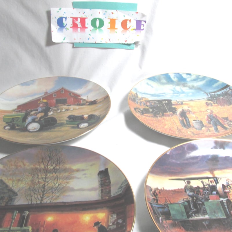 John Deere Vintage Plate - Etsy